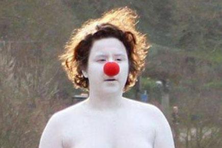 Naked Chick Dressed As Clown Telegraph