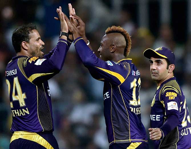 IPL 9: Kolkata revel in Russell mania; Punjab run out of steam