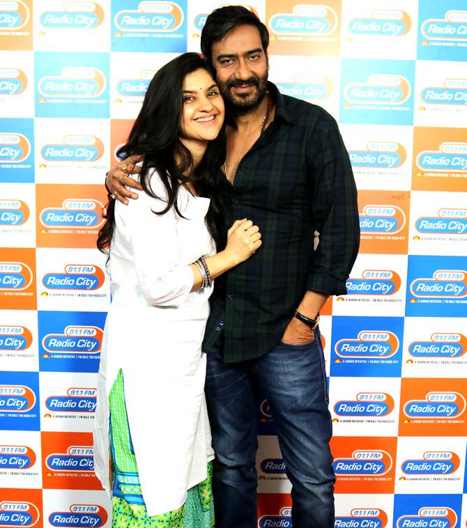 Ajay Devgn promotes ’Shivaay’ at Radio City