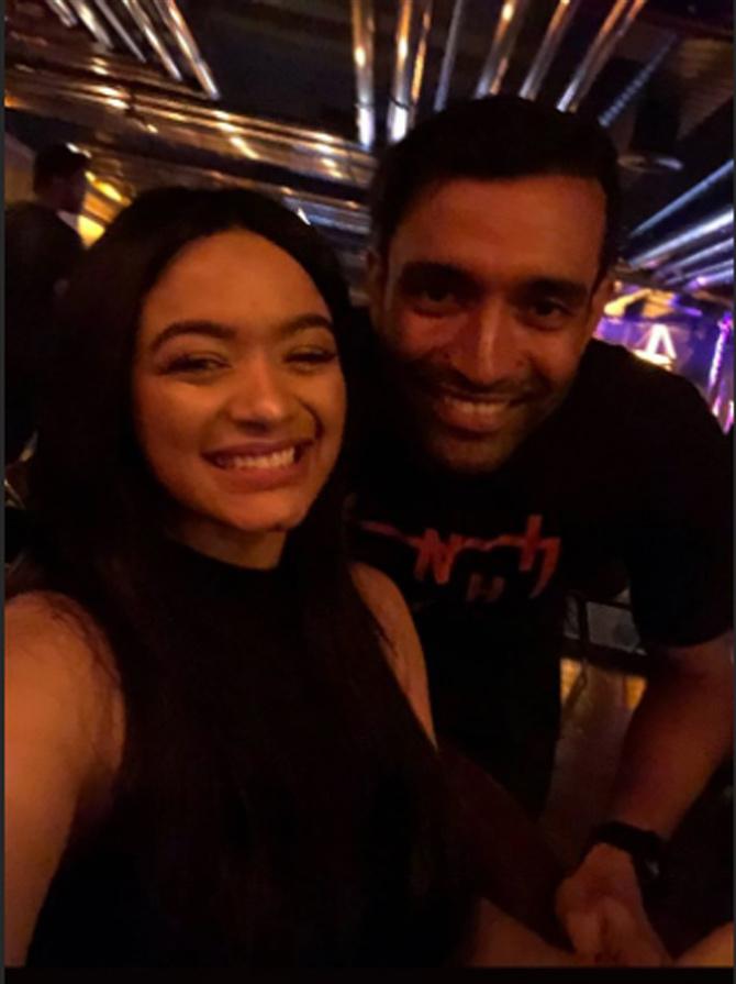 See photos: Russell’s wild birthday celebrations with wife and friends