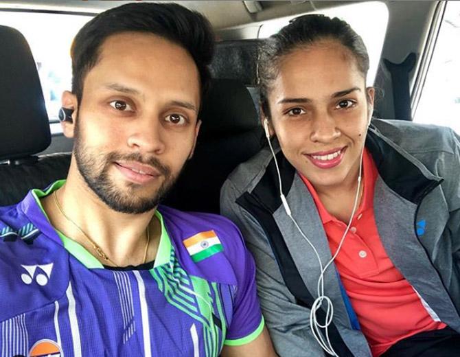 Newlyweds Saina Nehwal and Parupalli Kashyap celebrated their first ...
