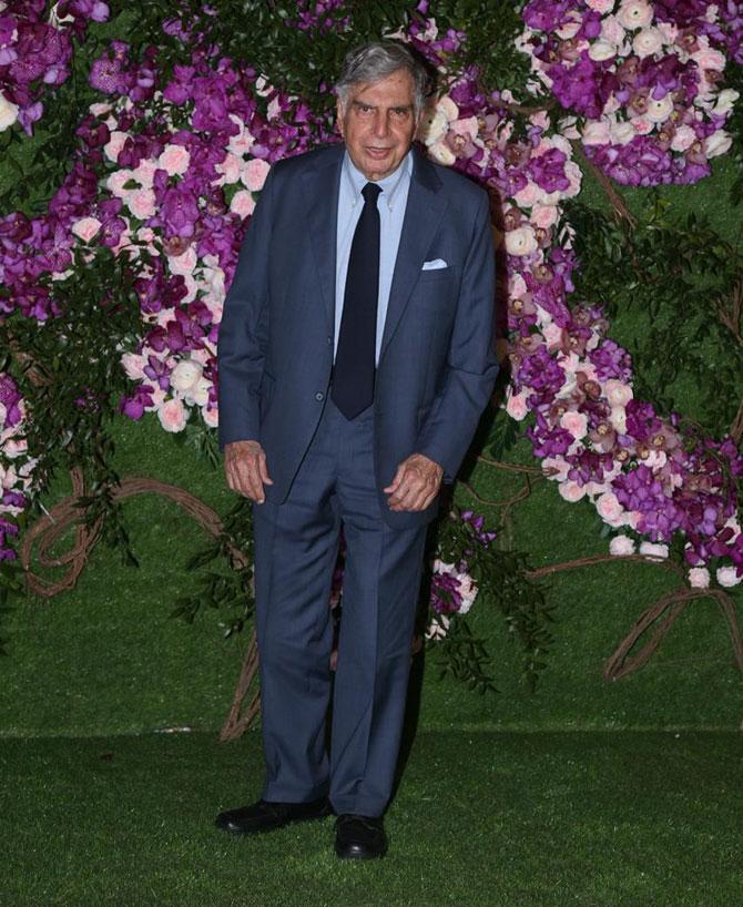 Indian industrialist Ratan Tata attended the grand wedding of ...