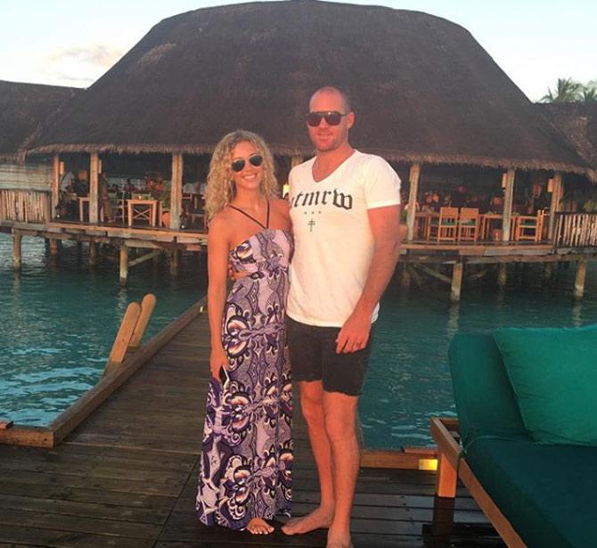 John Hastings and wife love to party at exotic beaches and locales
