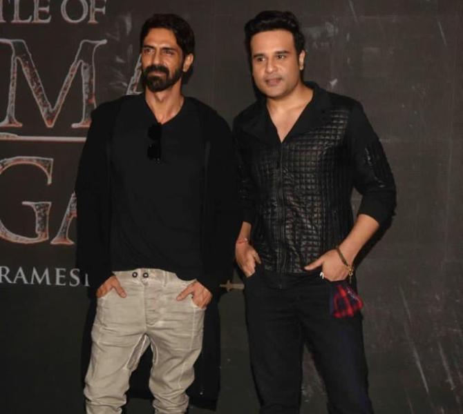 Sunny, Arjun at The Battle of Bhima Koregaon’s teaser launch in Juhu