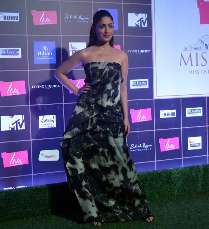 Yami Gautam, Lara Dutta, Gabriella Demetriades at a red carpet event