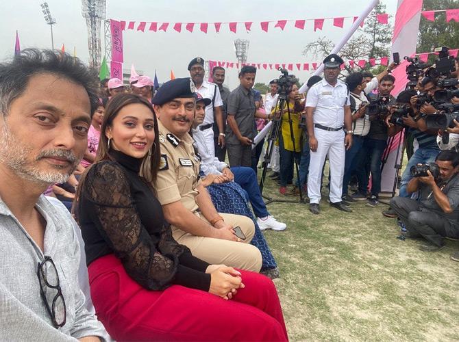 Mimi Chakraborty graces Kolkata police’ self-defence workshop for girls
