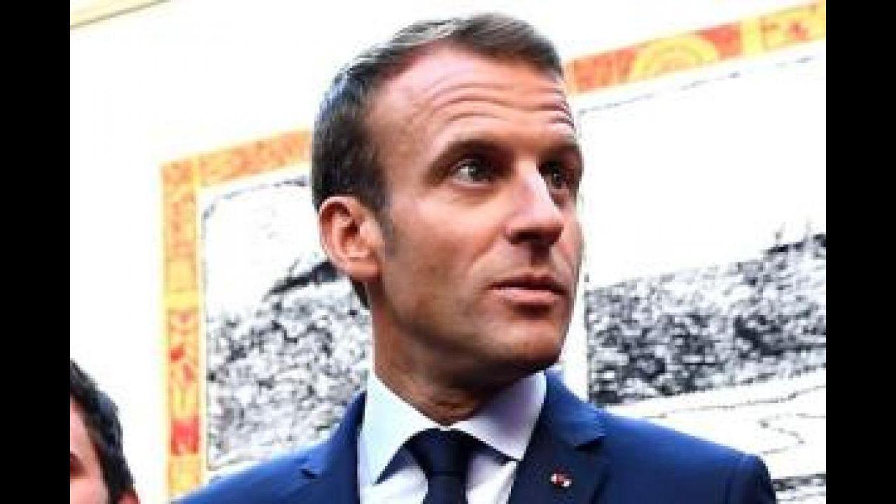 Egg thrown at French President Emmanuel Macron during food trade fair