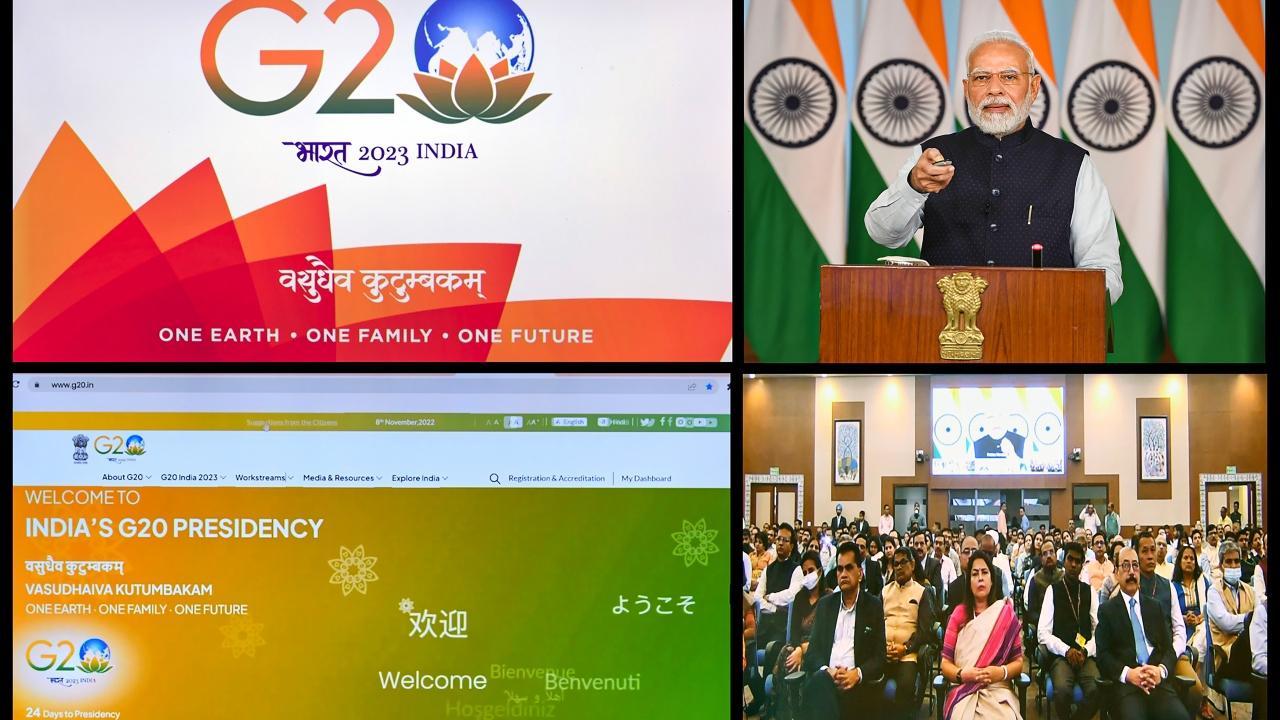 PM Narendra Modi unveils logo, theme website of India’s G20 presidency PM Narendra Modi unveils logo, theme website of India’s G20 presidency