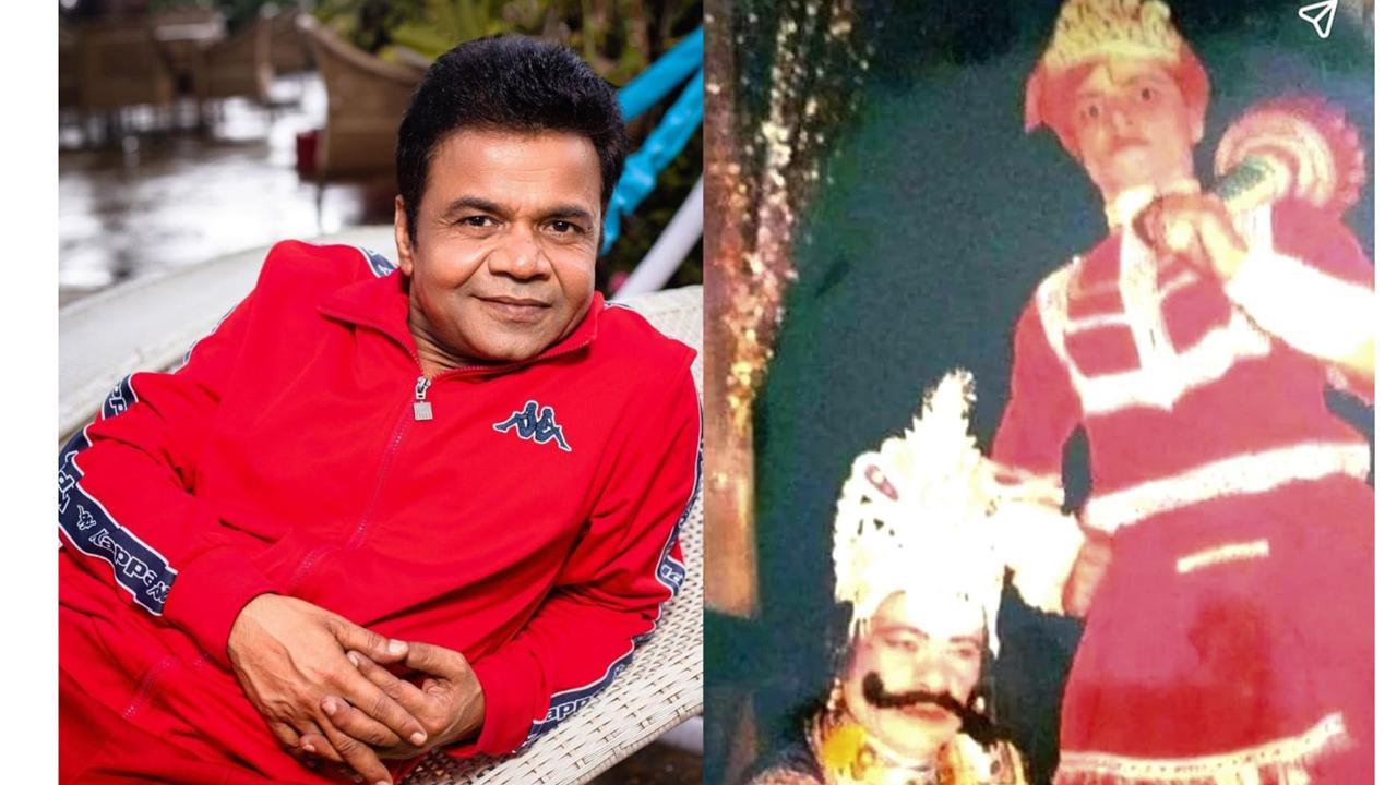 Dussehra throwback: Rajpal Yadav as Angad at a Ram Leela stage show
