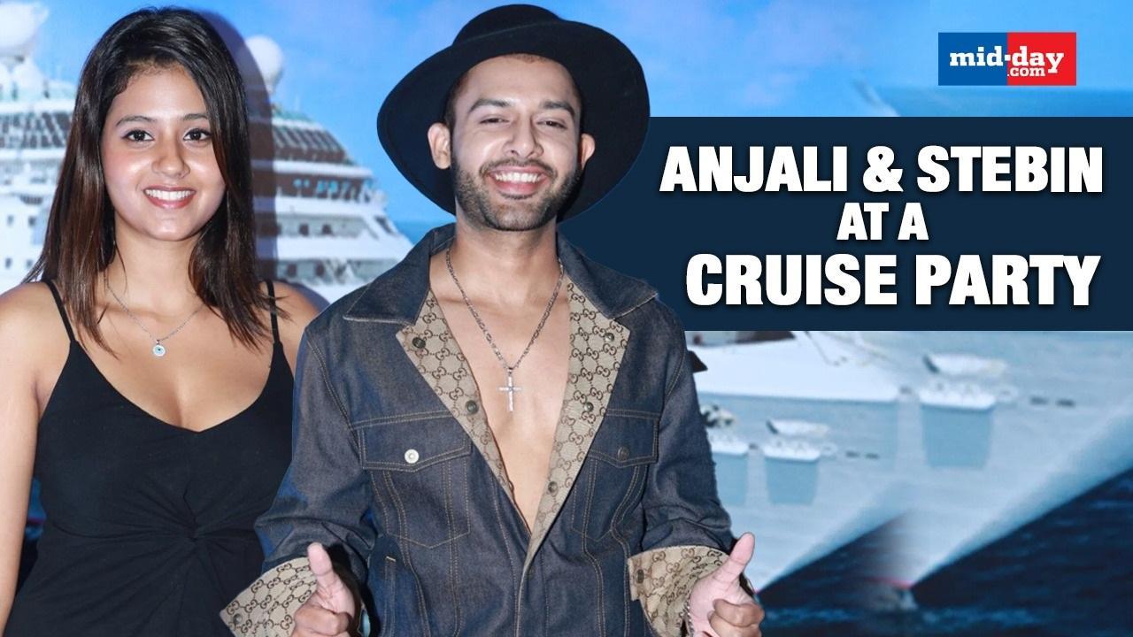 Anjali Arora, Stebin Ben & Others At A Cruise Party