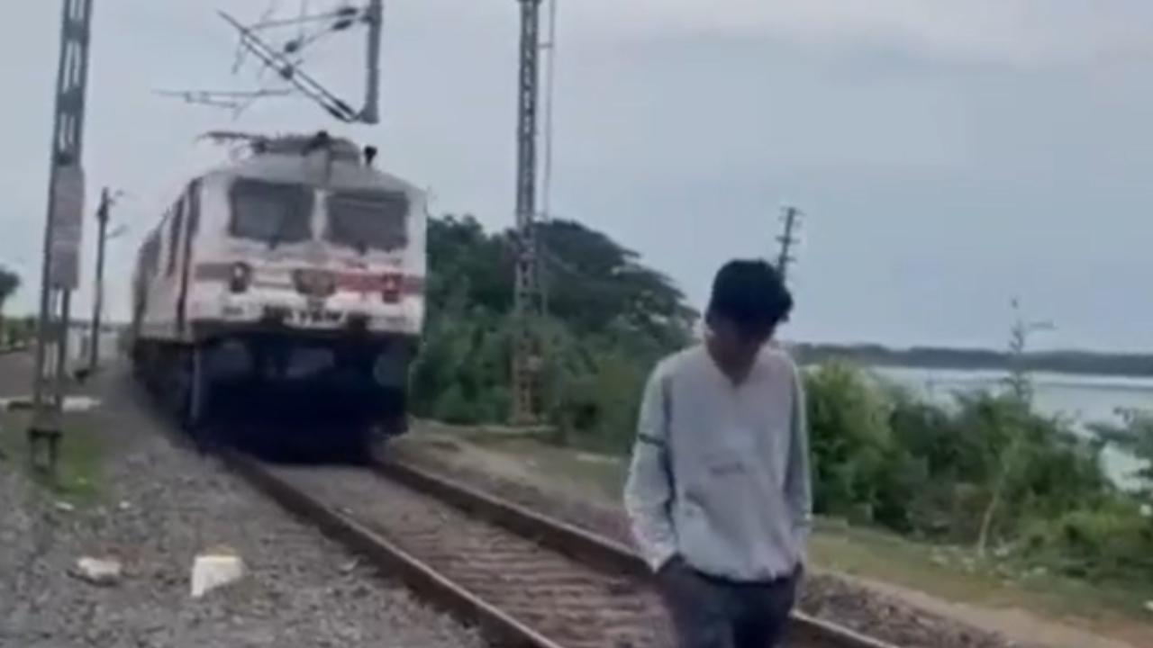 Telangana Teen Hit By Speeding Train While Making Video Near Railway Tracks