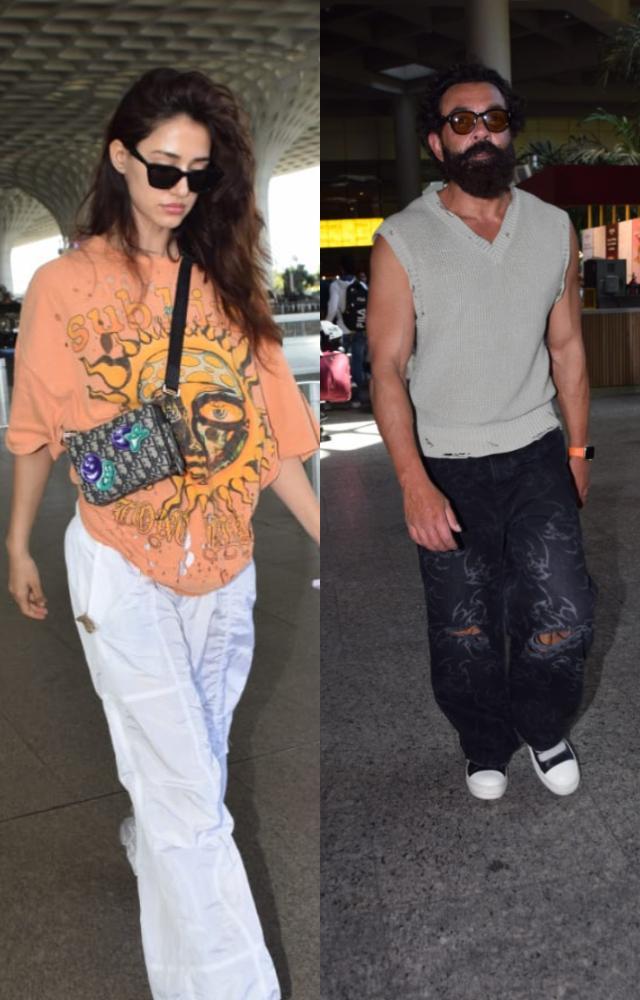 Disha to Bobby, celebs at Mumbai airport