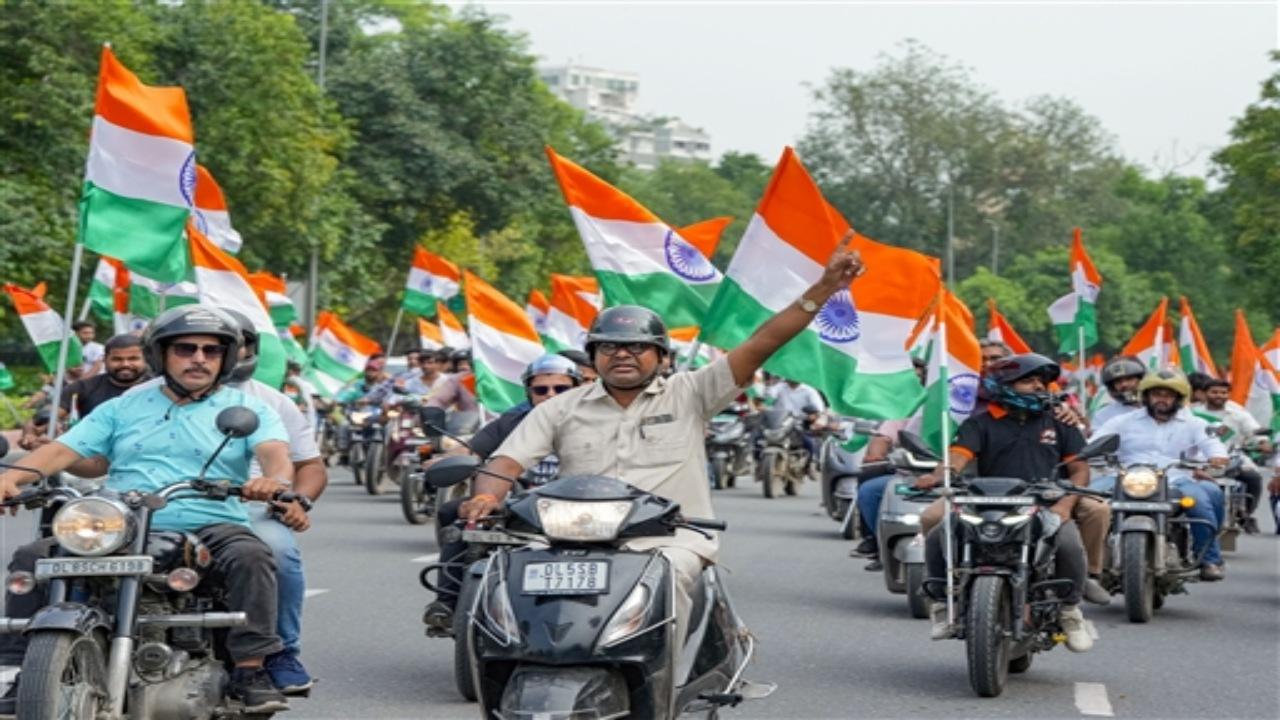 In Photos: Glimpses into ’Har Ghar Tiranga’ rally