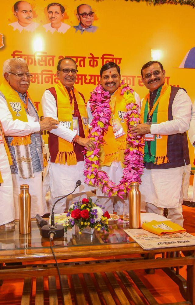 Mohan Yadav elected as Madhya Pradesh CM