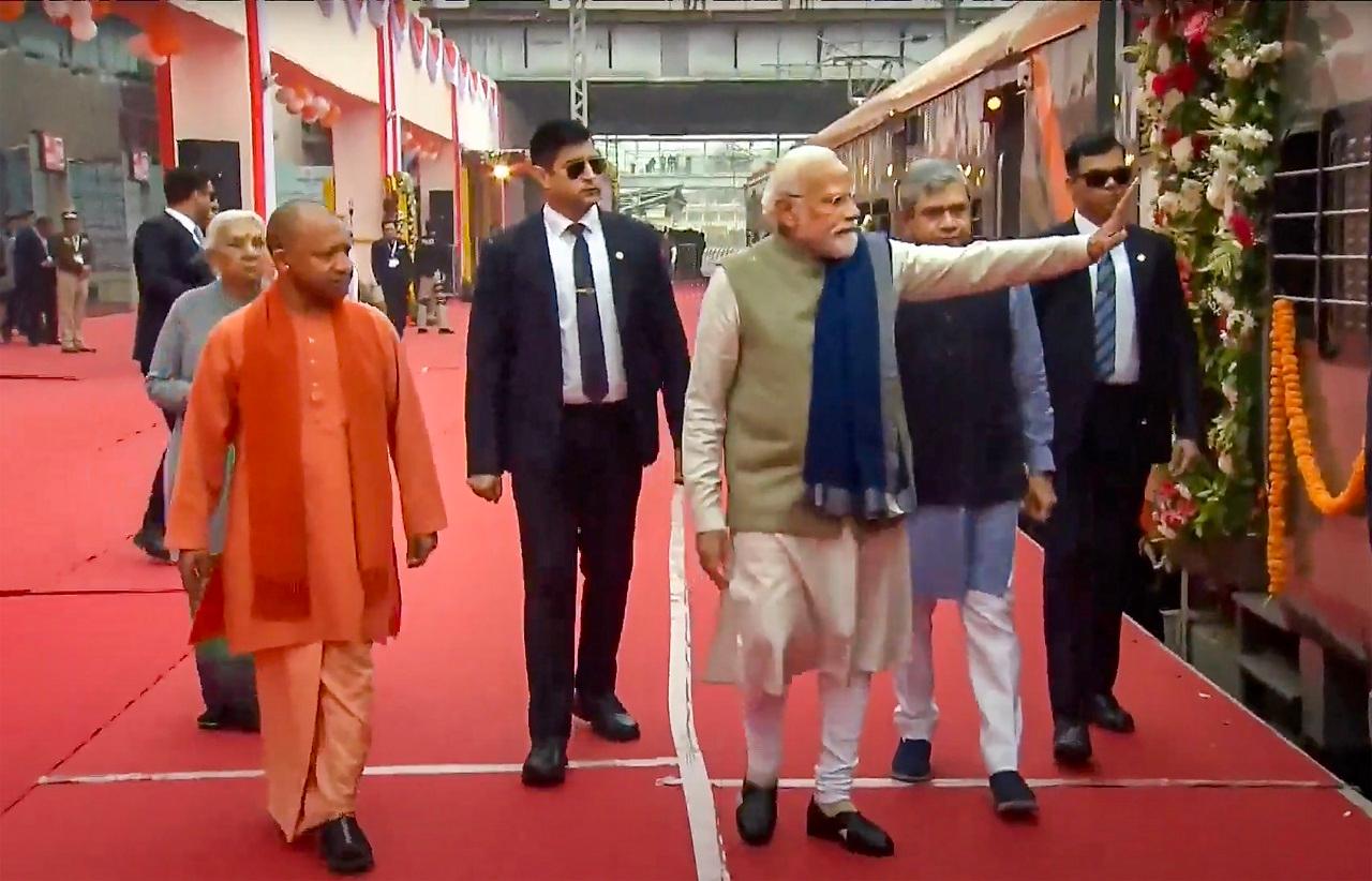 In Photos: PM Modi inaugurates redeveloped Ayodhya railway station ...