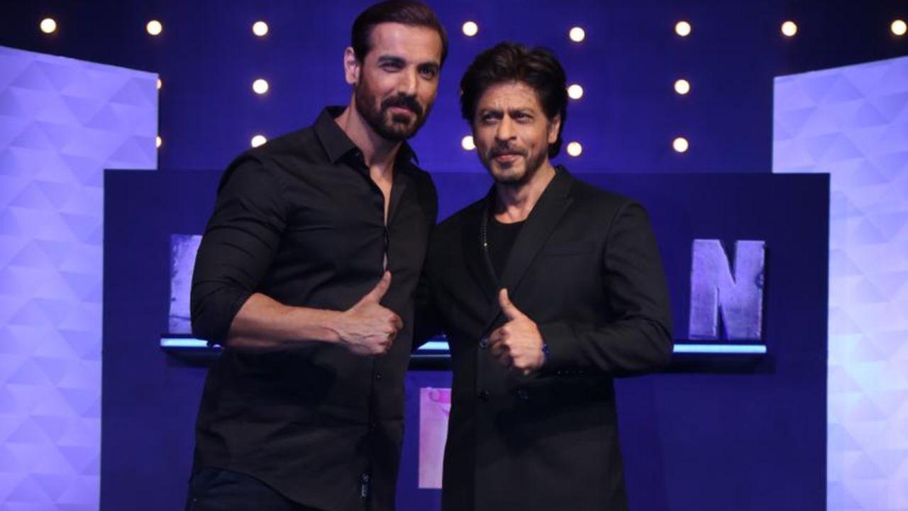 Pathaan Success Meet: Shah Rukh Khan, John Abraham and Deepika Padukone ...