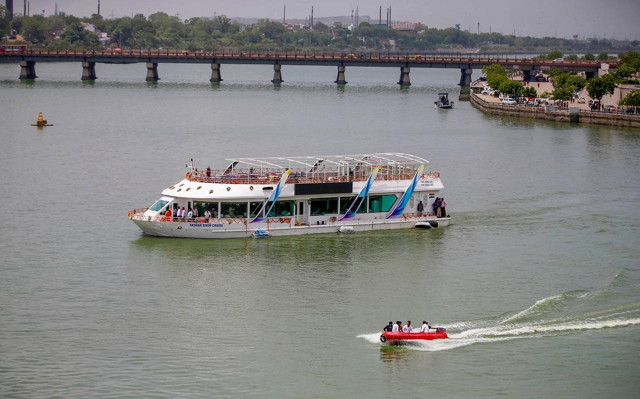 In Photos: Amit Shah launches ‘Akshar River Cruise’ on Sabarmati Riverfront