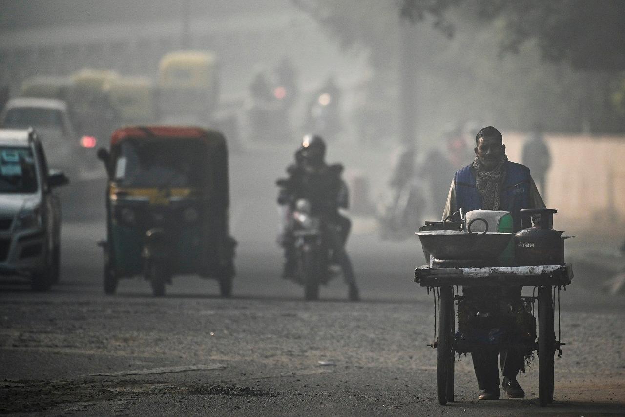 In Photos: Delhi air quality improves, AQI at 161