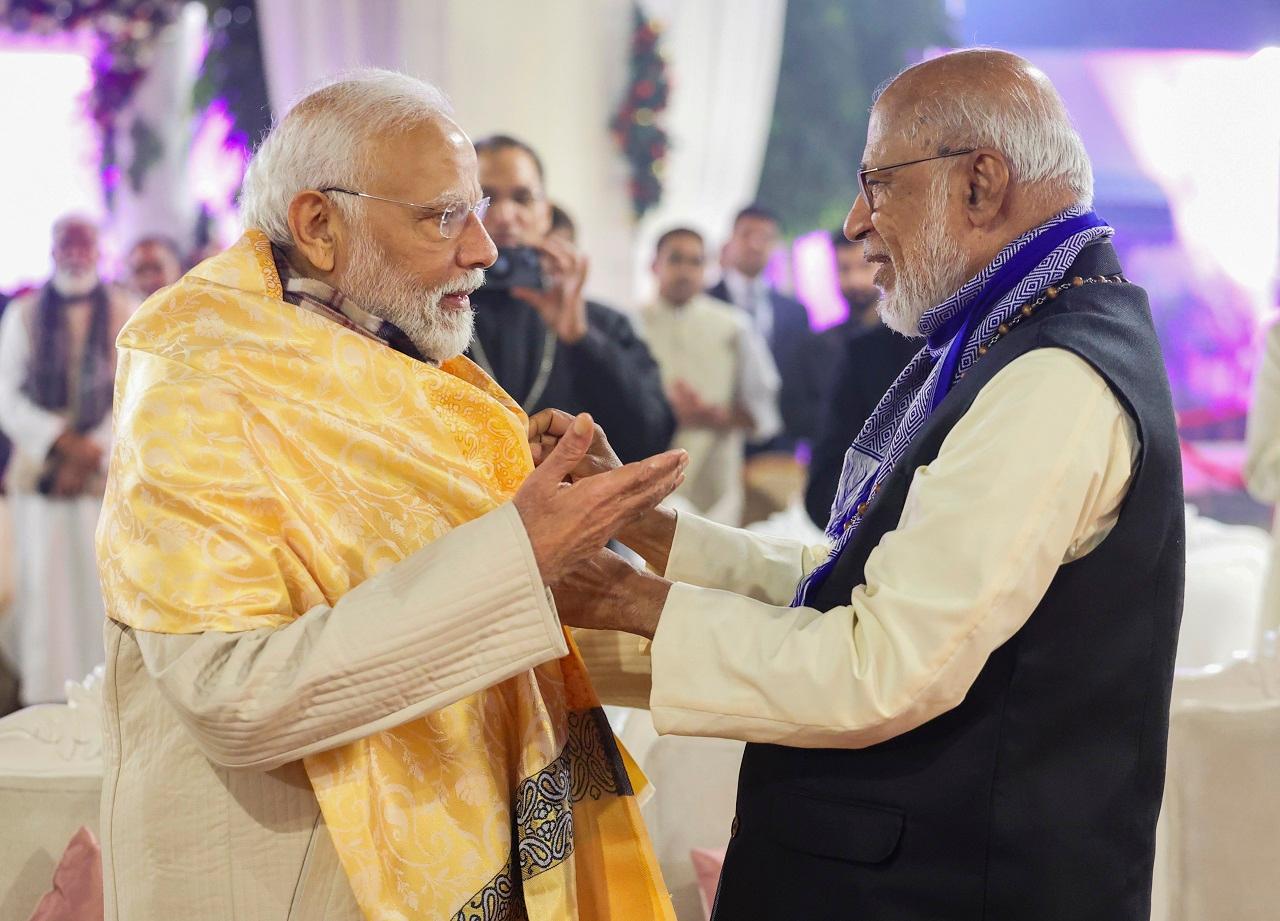 In Photos: PM Modi attends Christmas celebrations at Union Minister ...