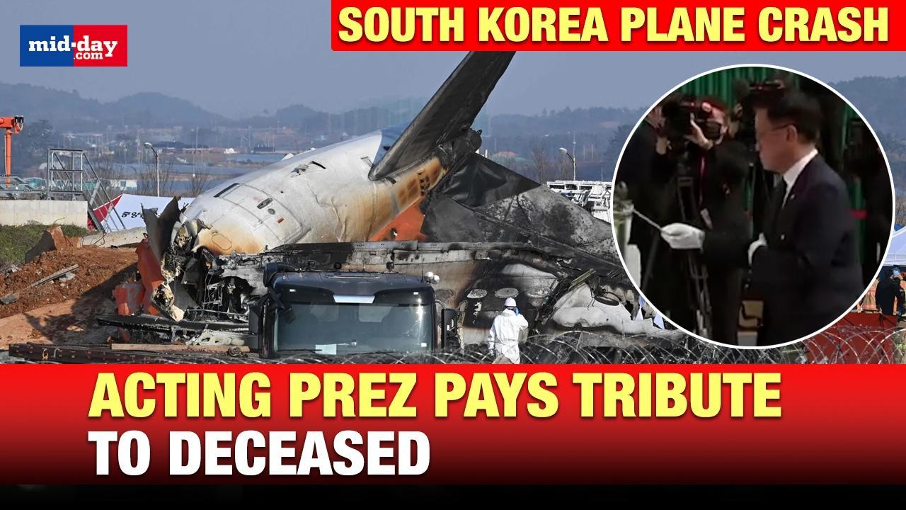 South Korea’s acting president pays tribute to victims of Jeju air tragedy