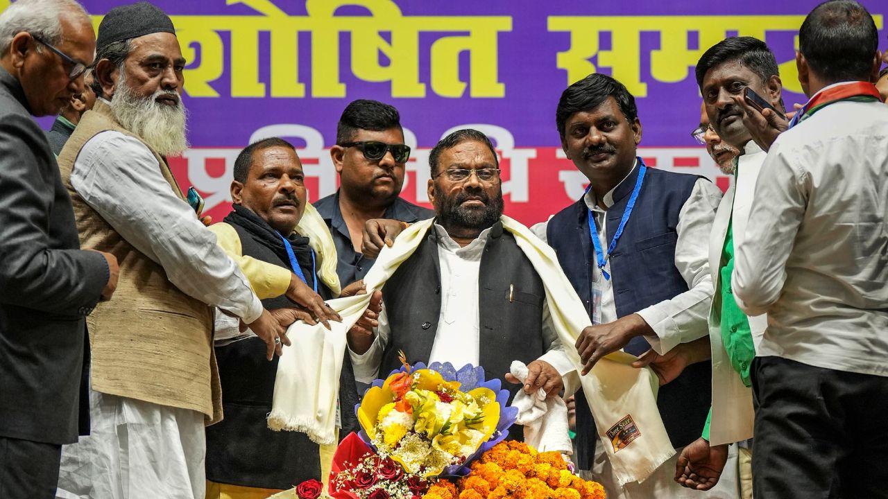 In Photos Former Sp Leader Swami Prasad Maurya Launches New Party