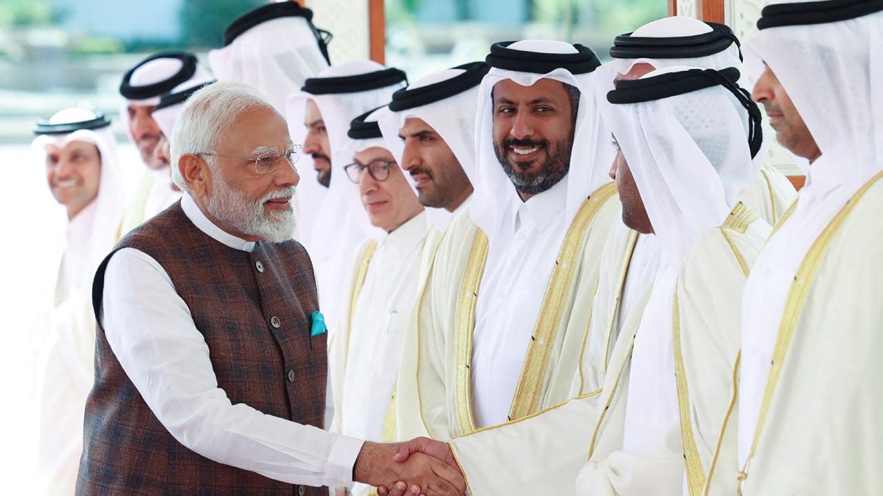 IN PHOTOS: PM Modi thanks Qatari Emir for release of 8 jailed Indians