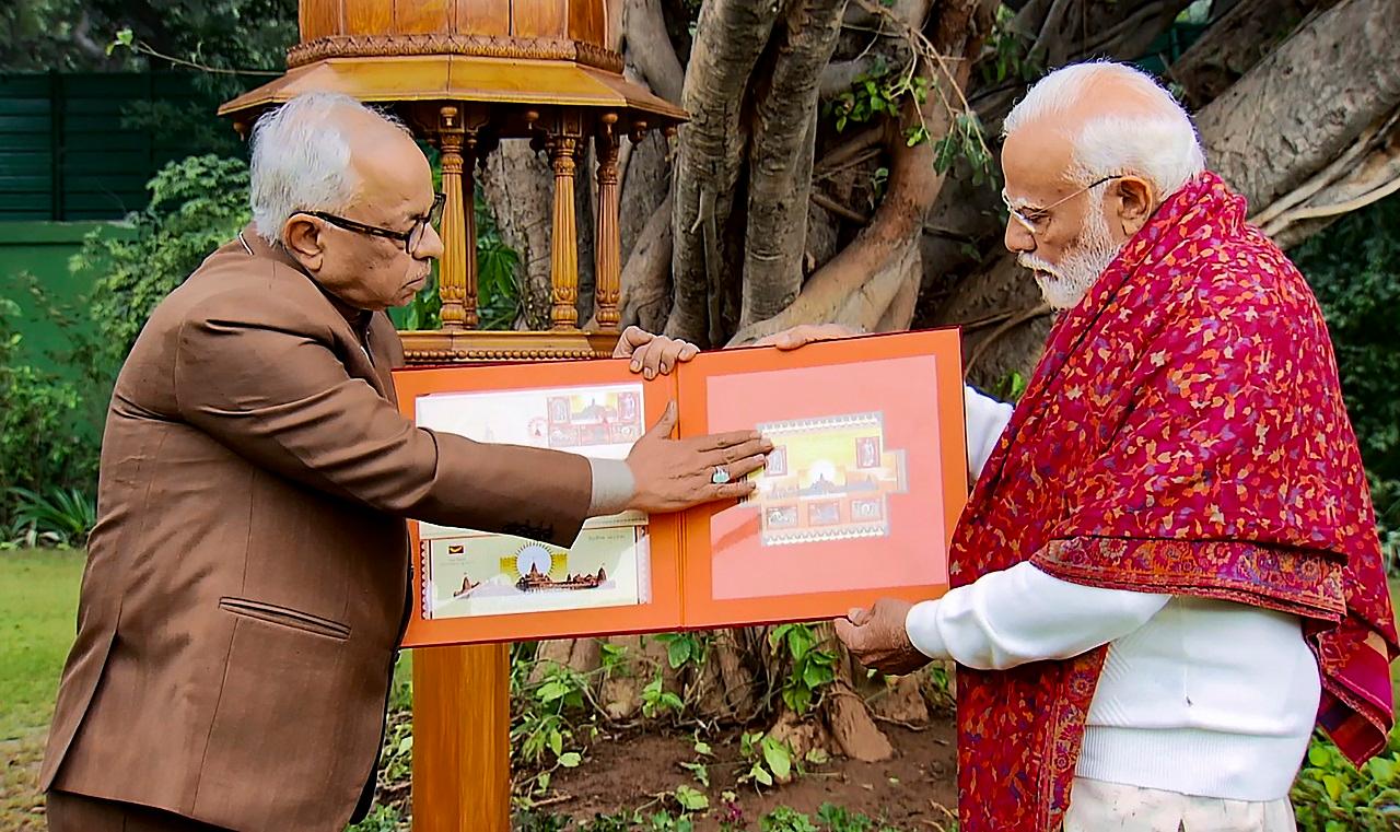 In Photos: PM Modi releases commemorative postage stamps on Ram temple