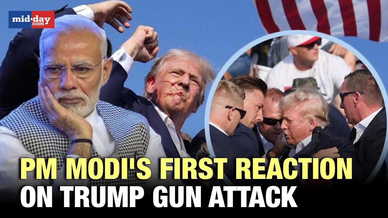 PM Modi reacts over gun attack on Donald Trump, Says violence has no ...