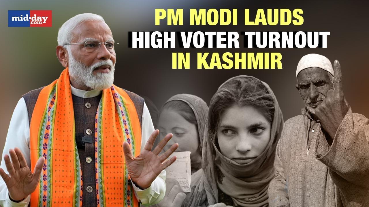 PM Modi Interview: Modi Ji Praises High Voter Turnout In Kashmir ...