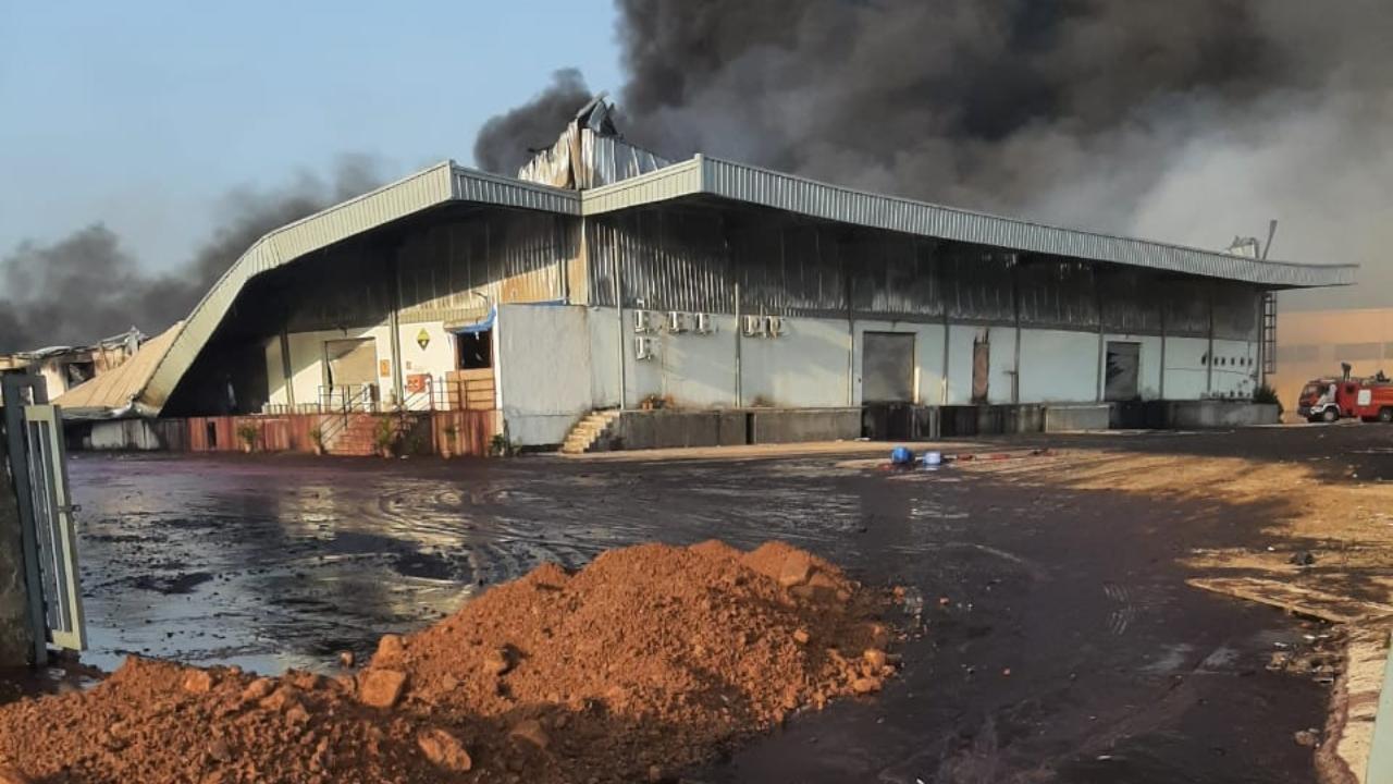 IN PHOTOS: Massive fire breaks out at warehouse in Maharashtra’s Bhiwandi
