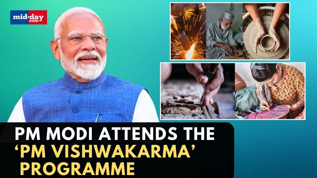 ‘pm Vishwakarma Yojana Pm Modi Attends The National ‘pm Vishwakarma