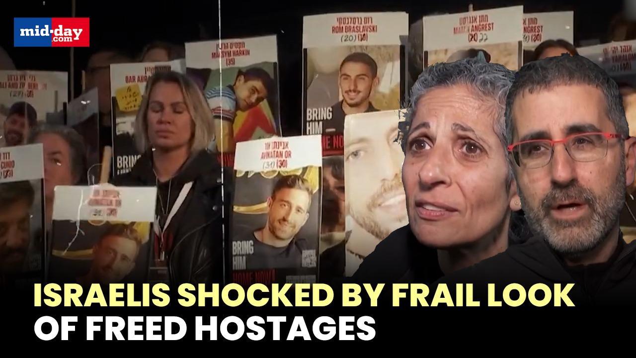 Israelis react with shock as hostages released after 15 months appear ...