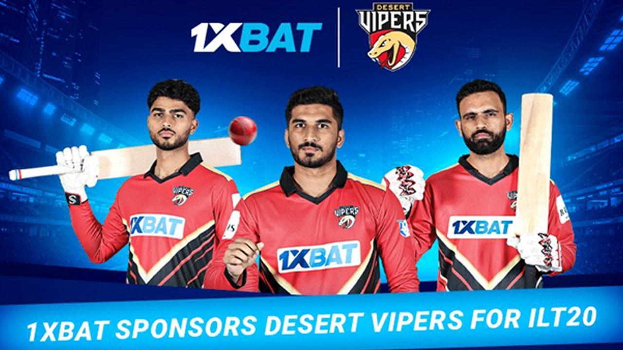 1xBat sponsors Desert Vipers for ILT20: we are delighted to contribute to the development of ...