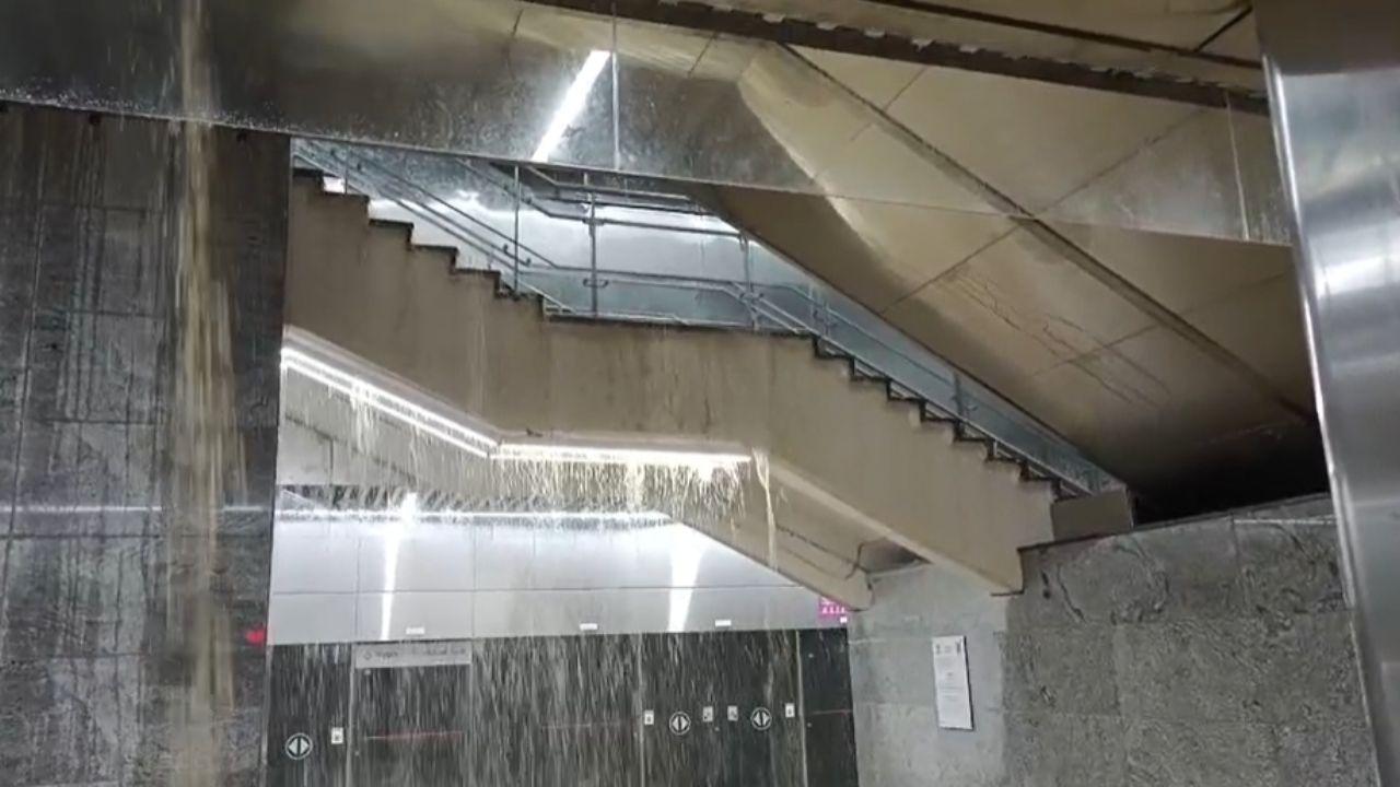 IN PHOTOS: Acharya Atre Worli Metro Line-3 station shut