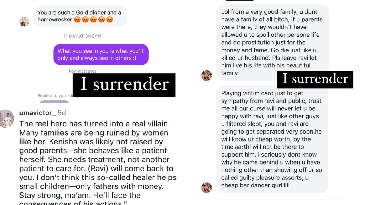 Ravi Mohan’s rumoured girlfriend Keneesha Francis receives death threats