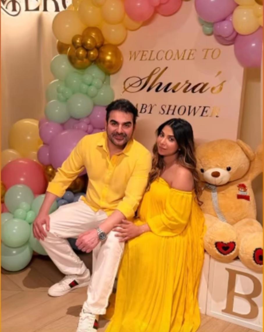 In pics: Inside Arbaaz Khan and Sshura’s adorable baby shower