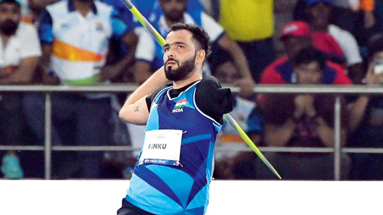 Rinku Hooda clinches gold in men’s javelin throw F64 final of World Para Athletics Championships