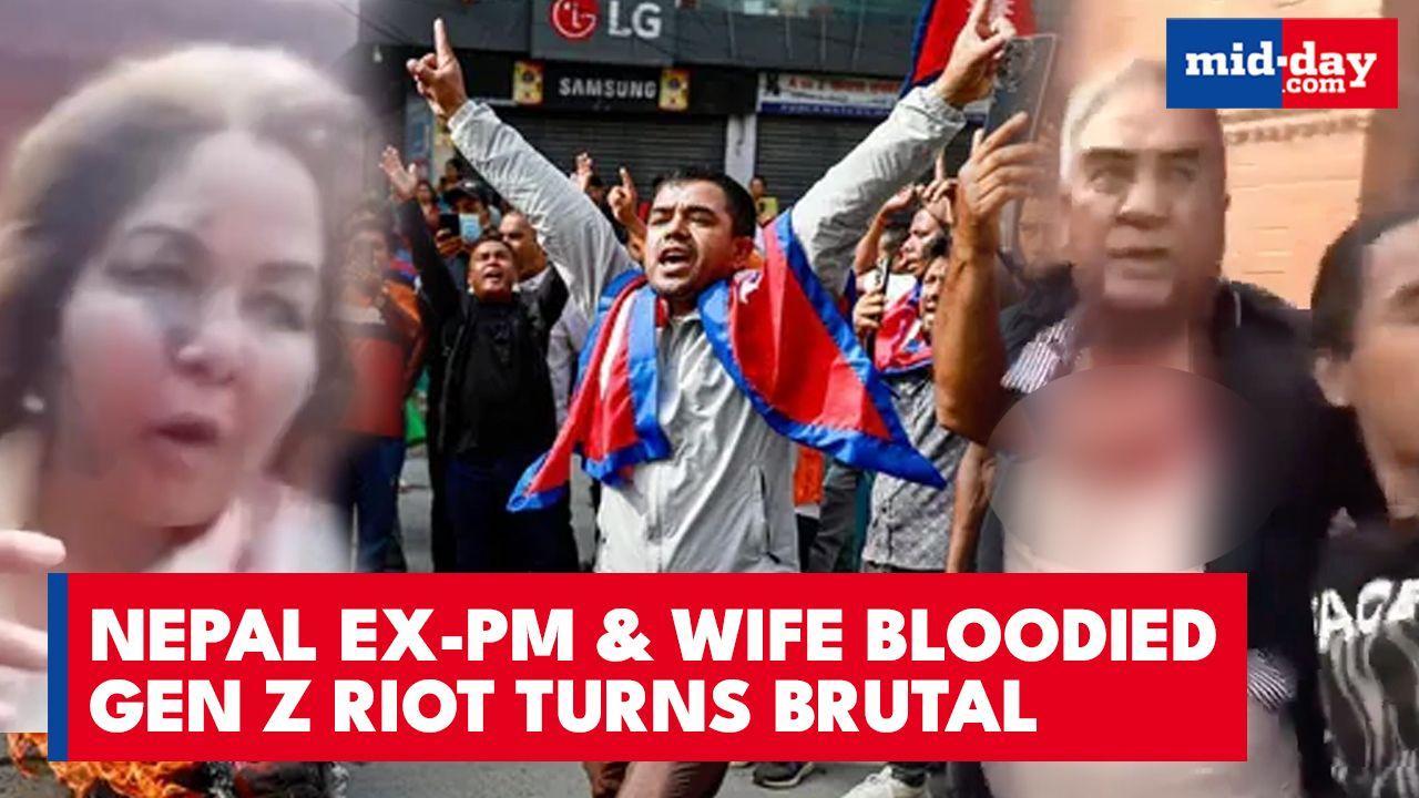 Ex-PM Sher Bahadur Deuba & Arzu Rana Beaten As Streets Turn Violent ...