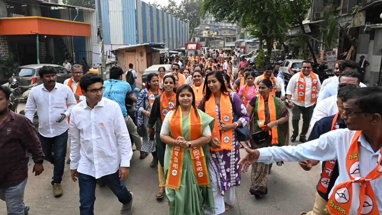 IN PHOTOS: Mahayuti alliance candidate campaigns in Mumbai’s Jogeshwari ...