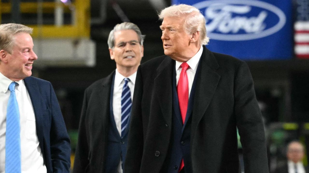 In Photos: Donald Trump visits Ford plant in Michigan, defends tariffs