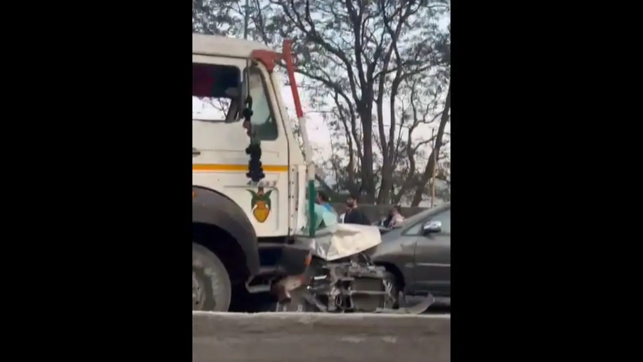 IN PHOTOS | Ghodbunder Road accident: Multi-vehicle crash near Gaimukh ...