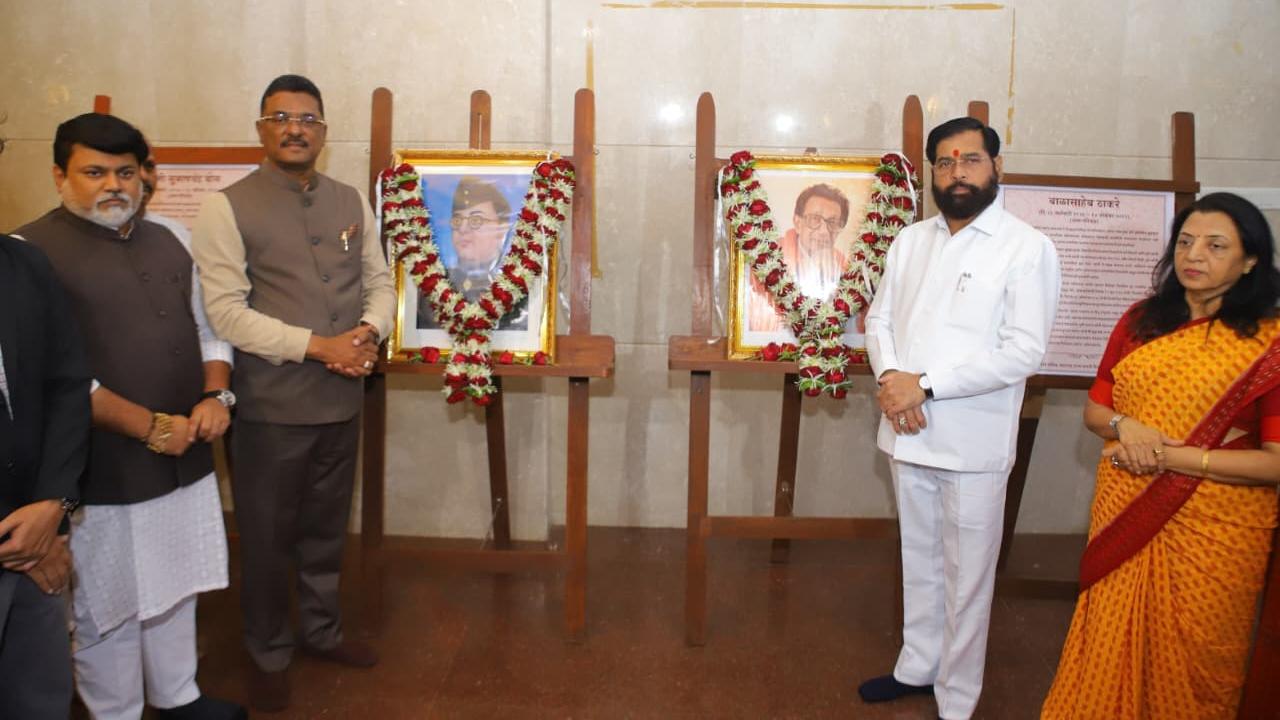 IN PHOTOS: Eknath Shinde pays tribute to Bal Thackeray on Shiv Sena ...