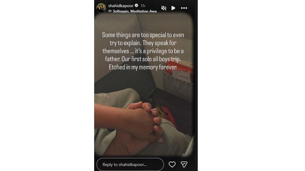 Shahid Kapoor is excited for his first solo boys trip with son Zain