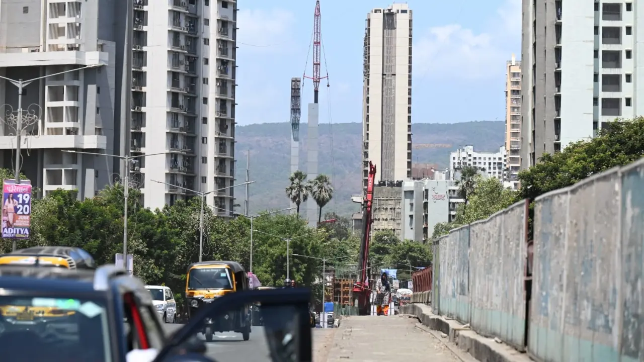 IN PHOTOS: Cable-stayed bridge structure takes shape on Dattapada Road ...