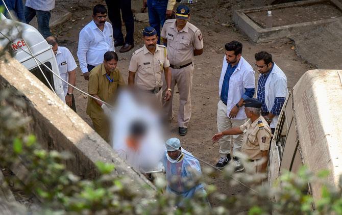 The mortal remains of IPS Himanshu Roy were taken to GT Hospital for ...