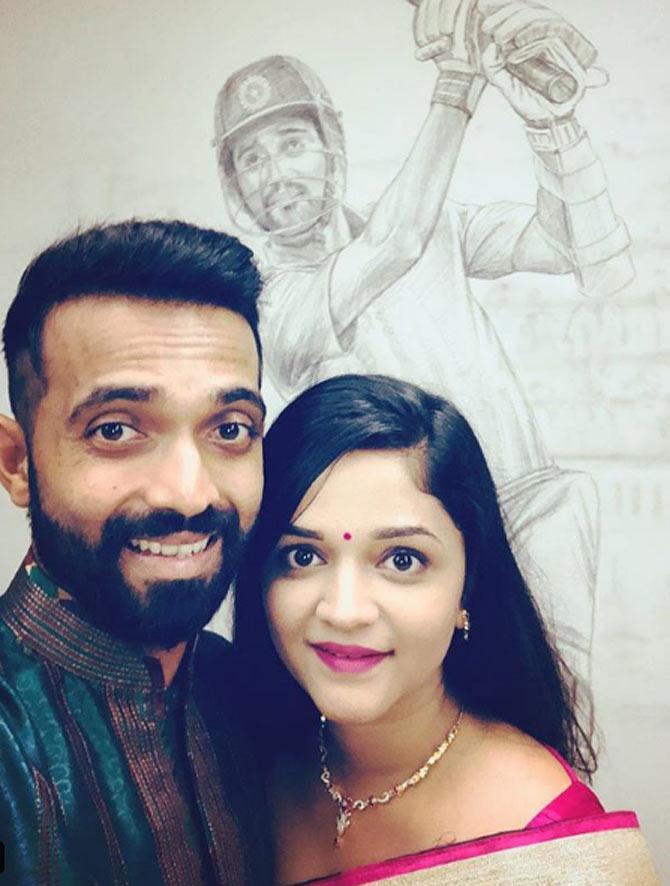 Breaking the Jinx: Ajinkya Rahane’s romantic side with wife Radhika