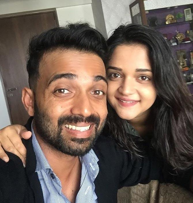 Breaking the Jinx: Ajinkya Rahane’s romantic side with wife Radhika